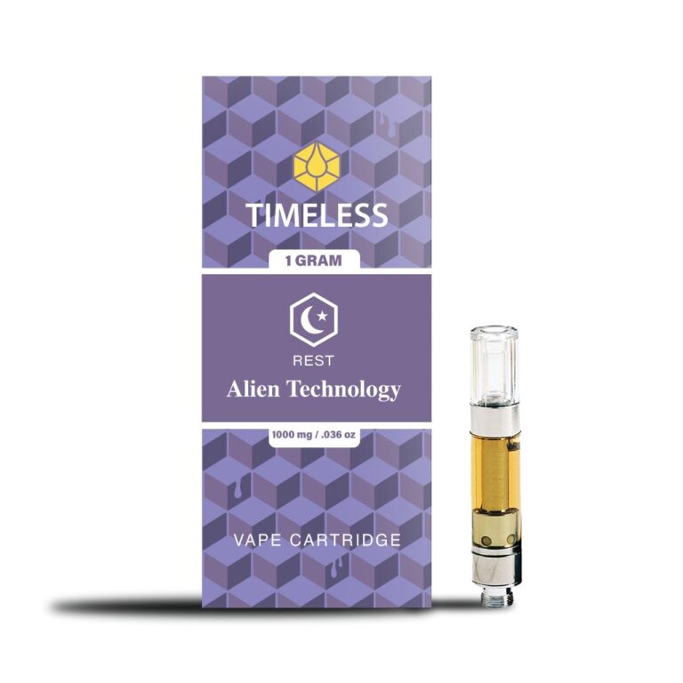 Alien Technology Strain | Vape Cartridge 1g | Timeless Vapes